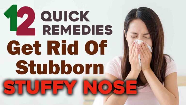12 Quick Remedies To Get Rid Of Stubborn Stuffy Nose - Women's Frame